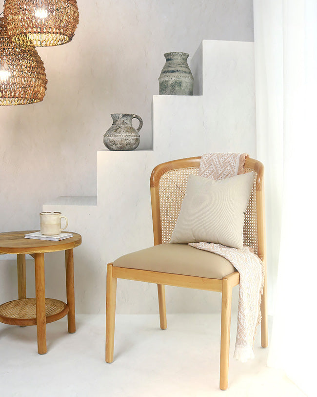 GABBY DINING CHAIR WITH CUSHION SEAT – FLOW