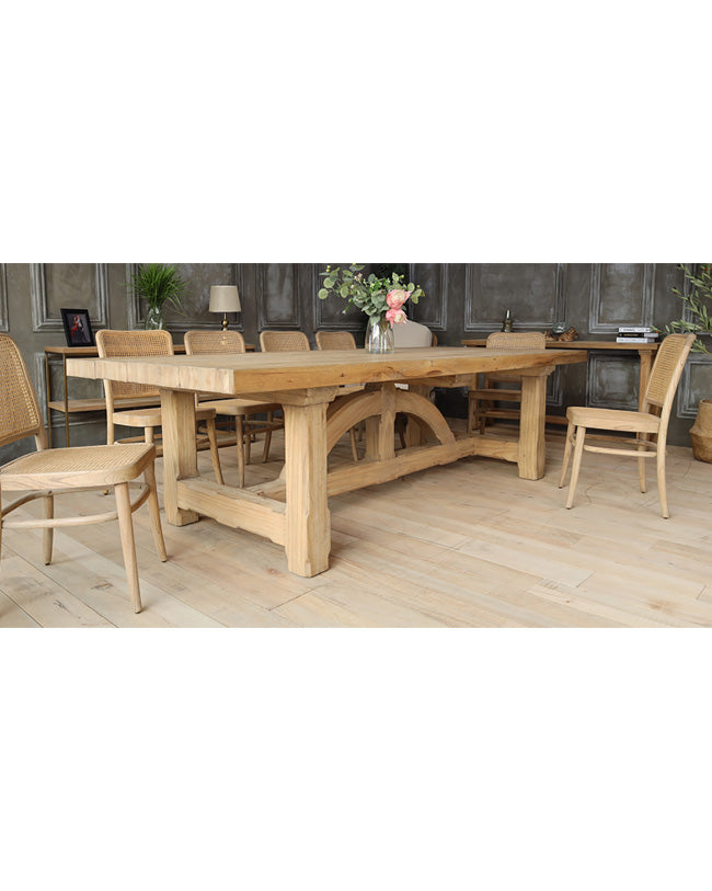 IRON BRIDGE RECTANGLE FIXED DINING TABLE – FLOW